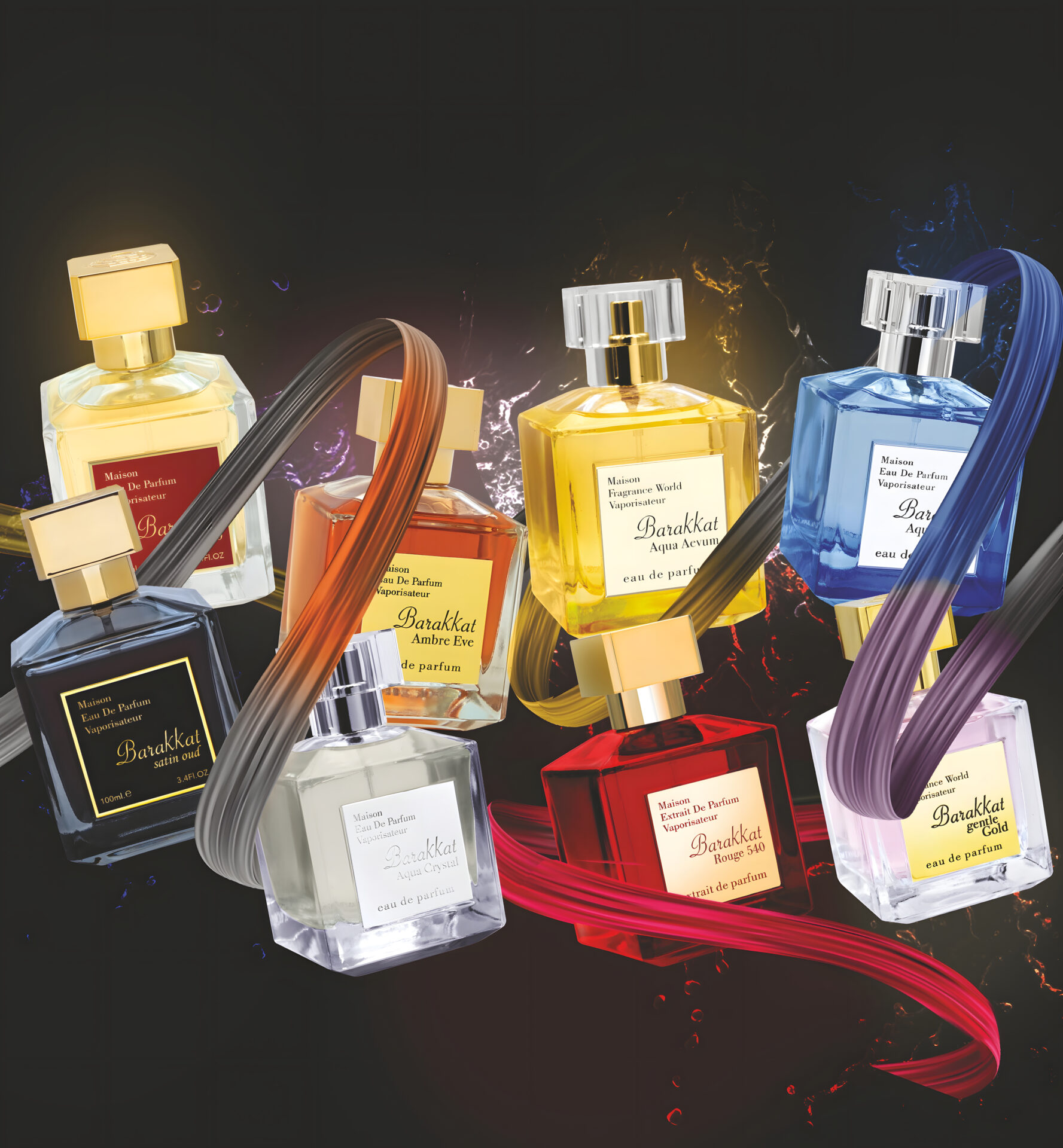 Eau de Parfum Fragrance World, Barakkat Ambre Eve, Unisex, 100 ml ...