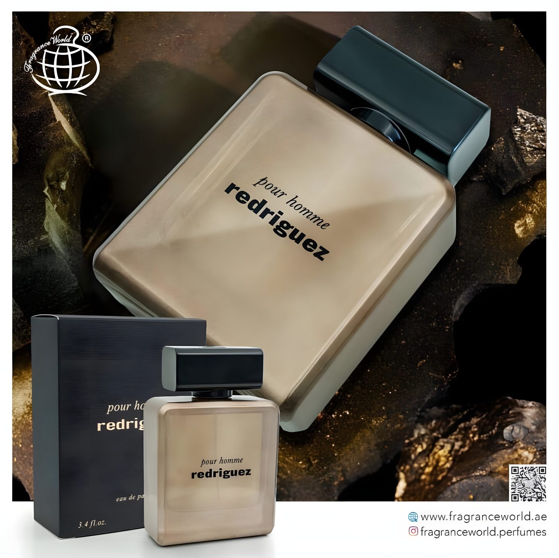 Eau de Parfum Fragrance World, Redriguez Pour Homme, Men, 100 ml ...
