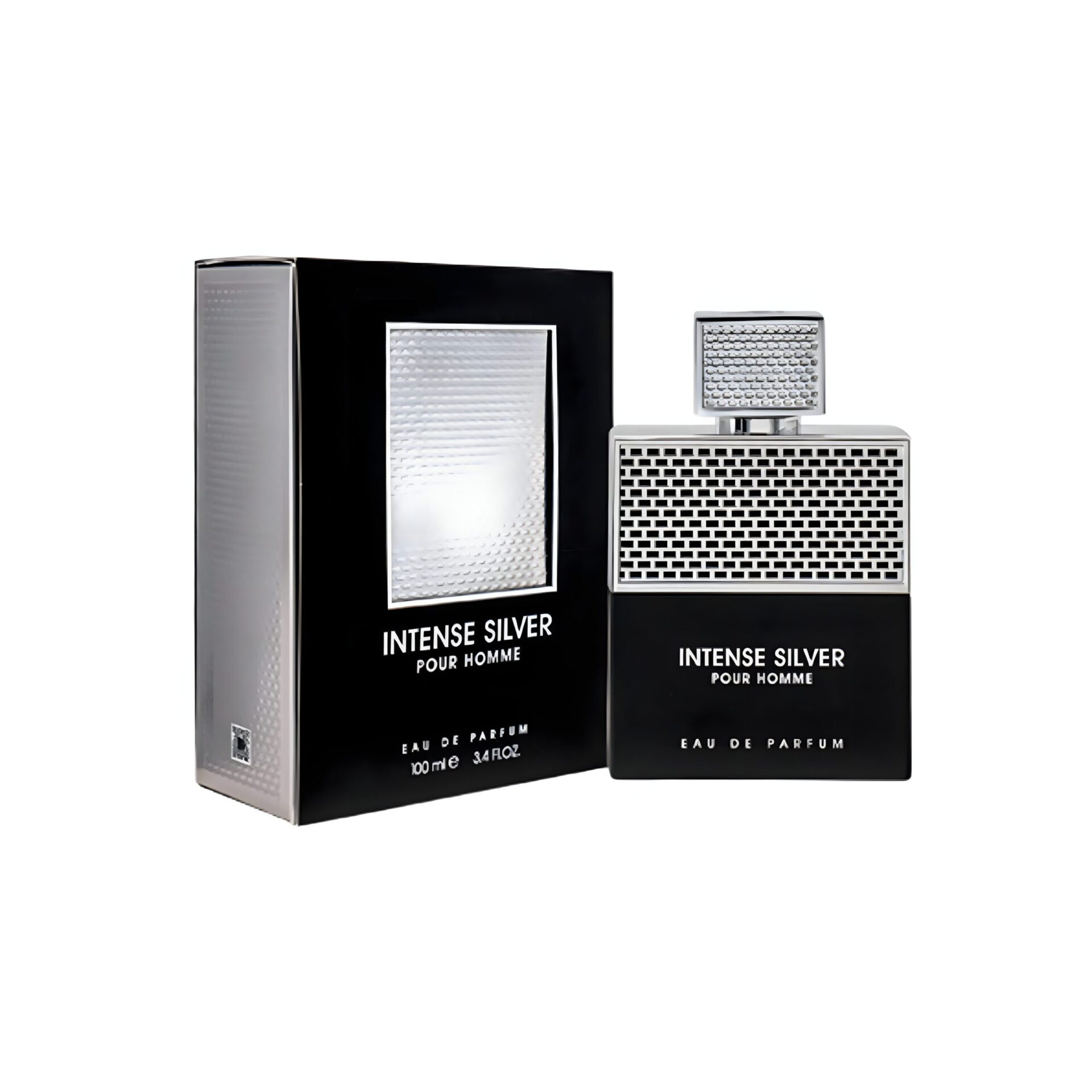 Eau de Parfum Intense Silver Pour Homme by Fragrance World, Men, 100 ml ...