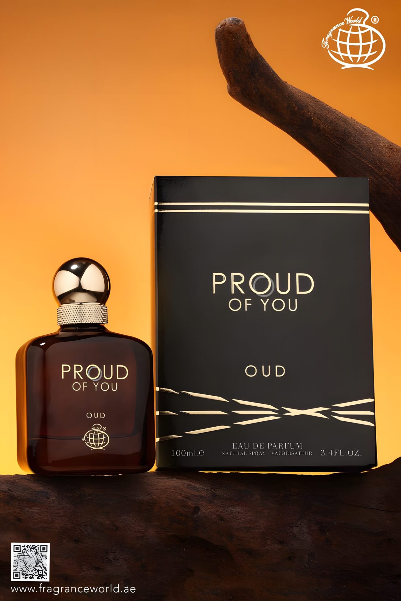 Eau de Parfum Proud of You Oud by Fragrance World, Men, 100 ml ...
