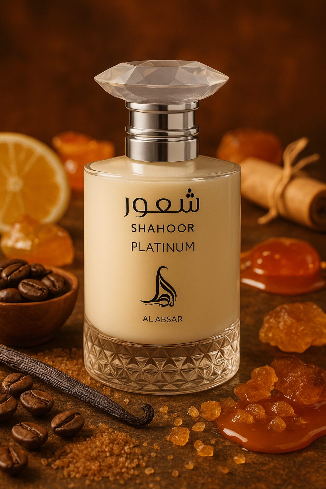 Eau de Parfum Al Absar Shahoor Platinum, Unisex, 100 ml - Arabian Scents