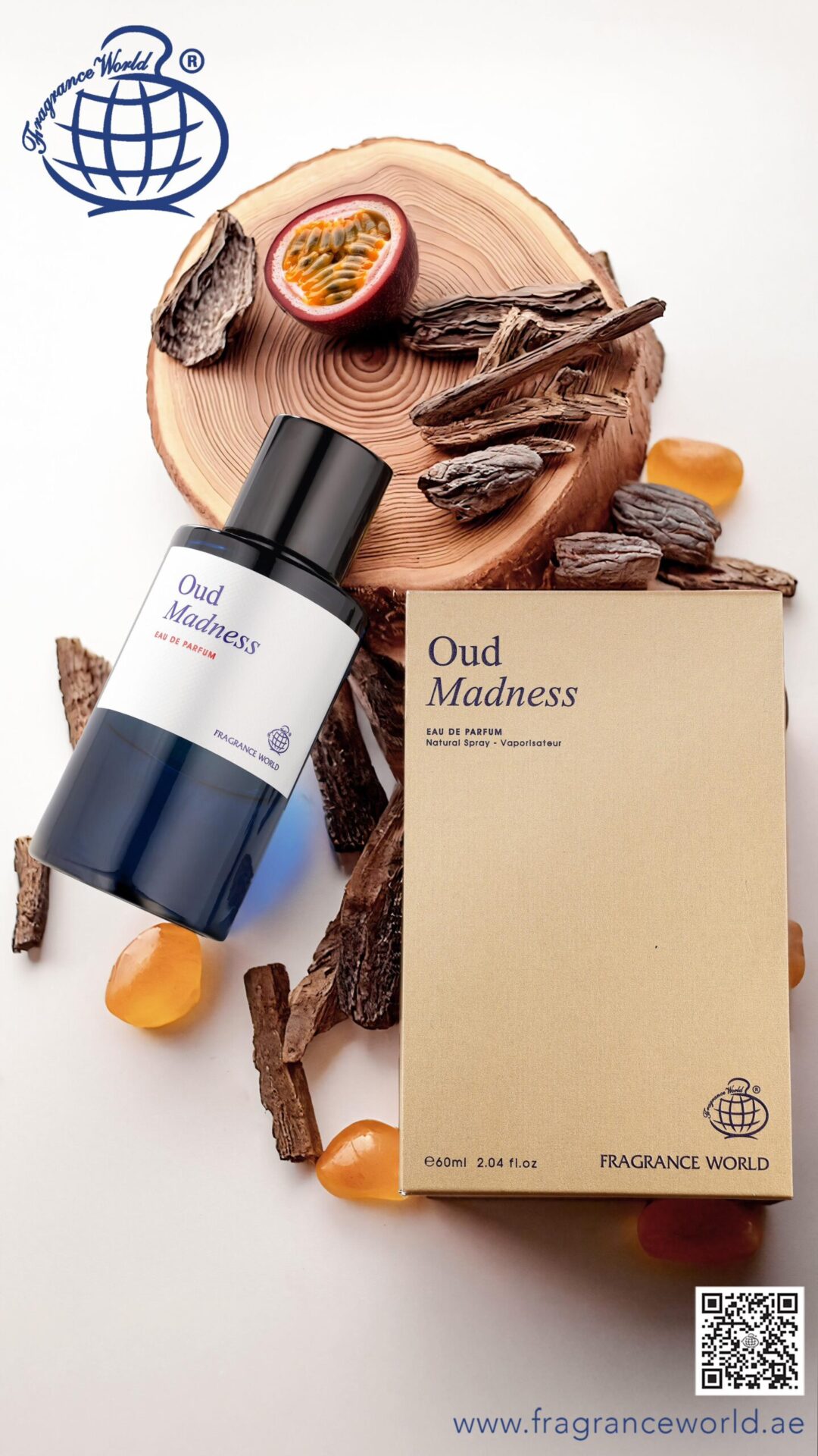 Eau de Parfum Oud Madness by Fragrance World, Unisex, 60 ml - Arabian ...
