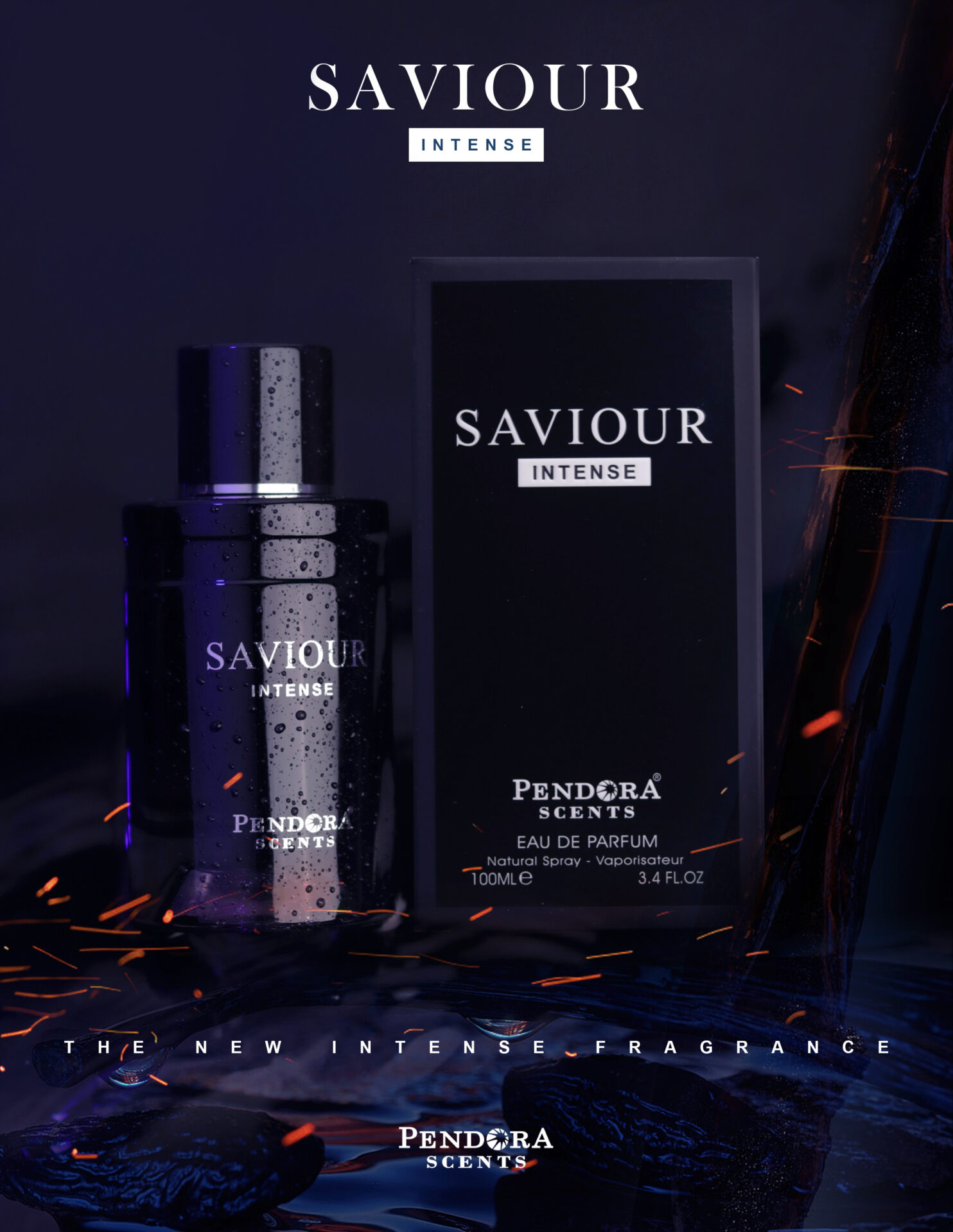 Eau de Parfum Paris Corner, Saviour Intense, men, 100 ml - Arabian Scents