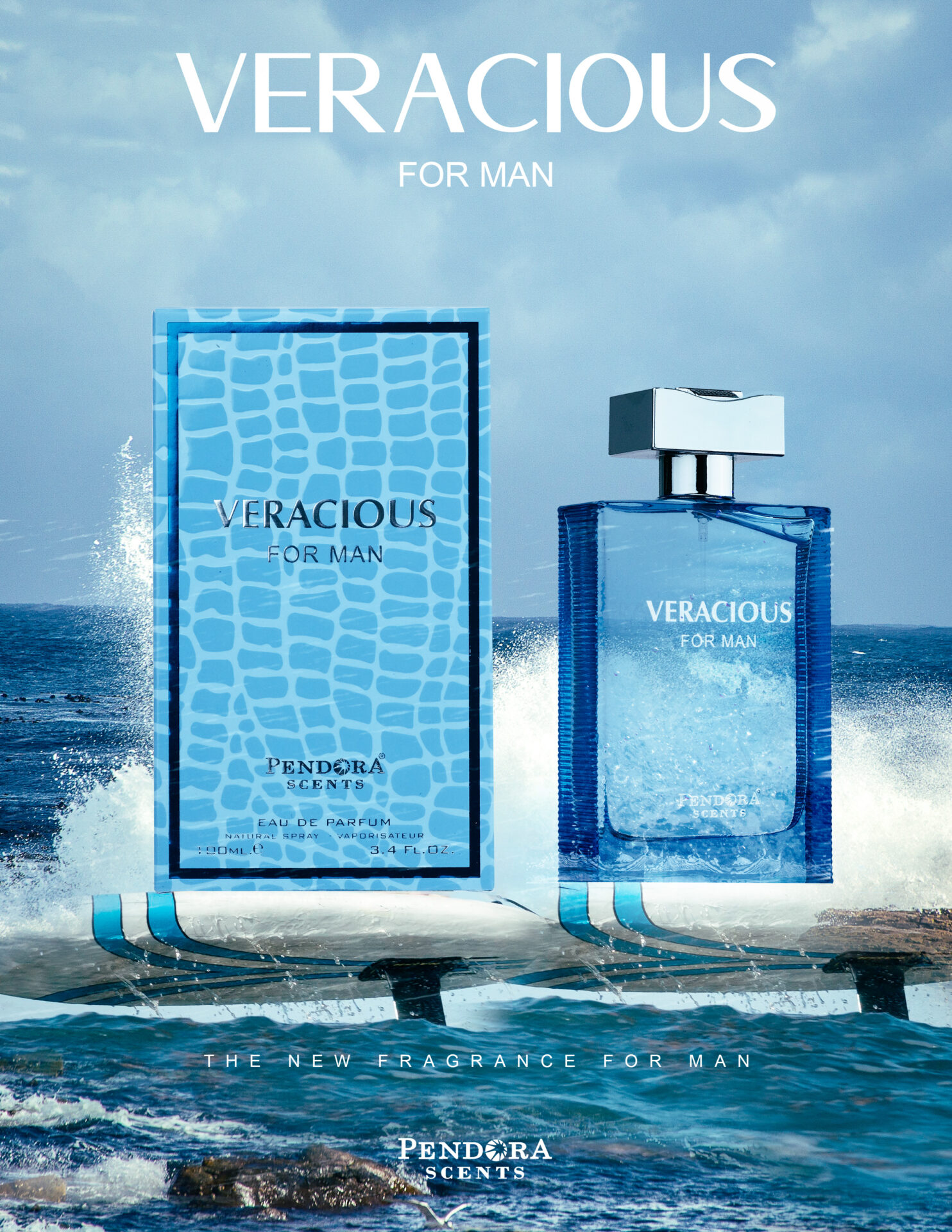 Eau de Parfum Paris Corner, Veracious Man, Men - Arabian Scents