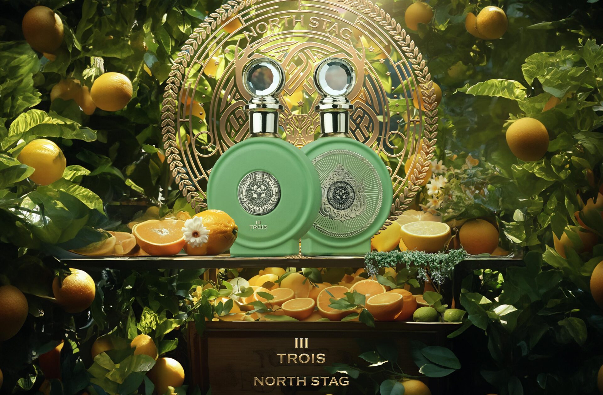 Perfume Extract North Stag Expressions TROIS III, Men, 100 ml - Arabian Scents