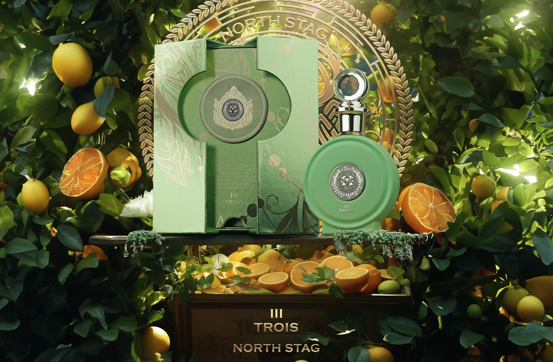 Perfume Extract North Stag Expressions TROIS III, Men, 100 ml - Arabian Scents