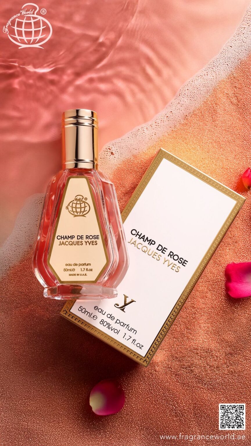 Eau de Parfum Fragrance World, Jacques Yves Champ De Rose, Women, 50 ml ...